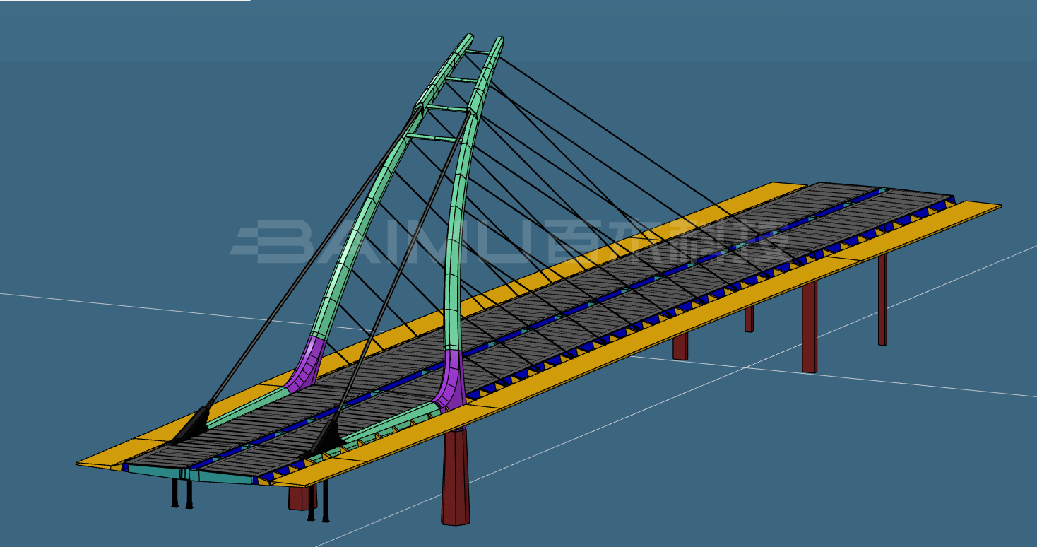 绛溪河大桥——空间扭转曲面结构桥梁三维深化设计详解 – 重庆百木科技有限公司